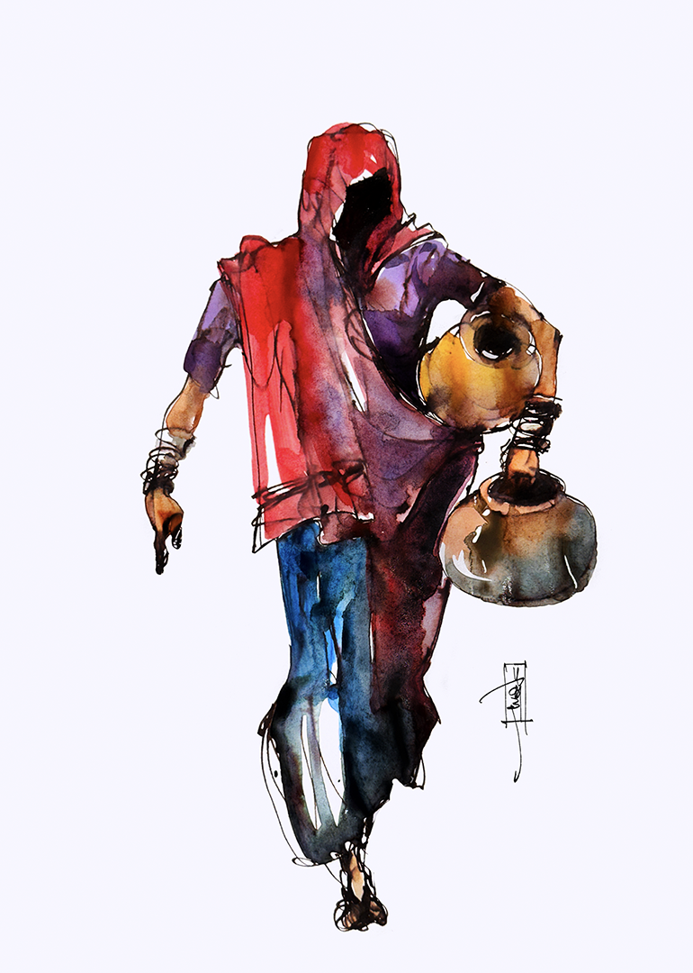 Boondh-Boondh – Limited Edition Fine Art Print | The Odyssey Tales